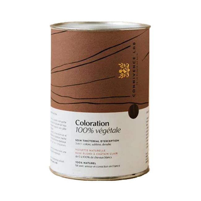Natural Hazelnut Plant-Based Hair Dye - Connivence Lab I MonCornerB